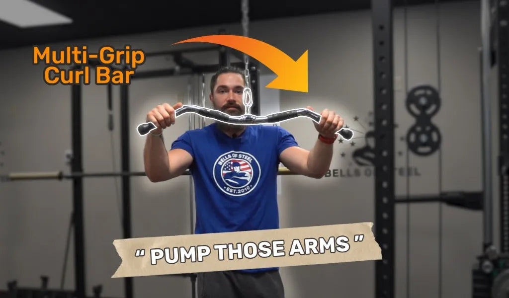 Break the Arm Plateau with the Bells of Steel Multi Grip Curl Bar